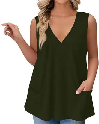 Generic Debardeur Femme Chic et &eacute;l&eacute;gant Chemisier sans Manche R&eacute;tro D&eacute;bardeur Crop Top Ete Haut Sexy Chic et Elegant Caraco Vetement Femme Ete Tee Shirt sans 