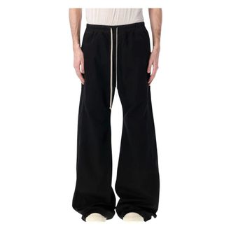 Rick Owens Homme, Pantalons, Noir, Taille: M Wide Pusher Pants