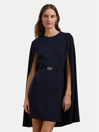 Lauren Ralph Lauren Coctailkleid 253963624002 Dunkelblau Slim Fit