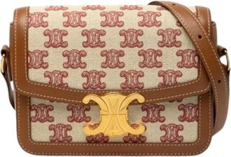 Celine Pre-owned Sac bandouli&egrave;re en toile - Femme - Pre-owned - Beige - Taille: ONE Size