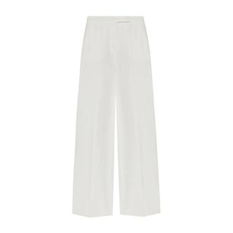Max Mara Wei&szlig;e Hose mit Taschen - - Trousers - Damen - Wei&szlig; - XS