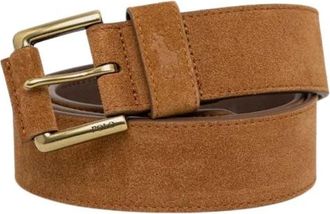 Polo Ralph Lauren G&uuml;rtel mit Rollenschnalle aus Wildleder - - Accessories - Herren - Beige - 105 CM