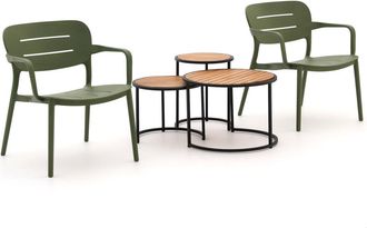 Forza Furniture Forza Pazzia/Mosi Lounge Balkonm&ouml;bel-Set 5-teilig