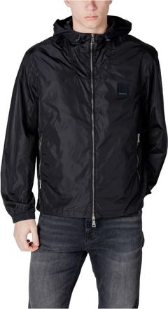 A|X Armani Exchange Kapuzenjacke aus technischem Gewebe - - Jackets - Herren - Schwarzk - M