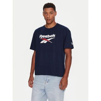 Reebok T-Shirt RK25153CCM Dunkelblau Regular Fit