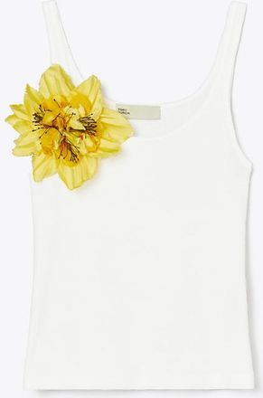Tory Burch Damen Geripptes Tanktop