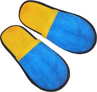 Generic Drapeau Ukrainien Unisexe Slippers L&eacute;g&egrave;res Chaussures De Maison Confortable Chaussons Pour Int&eacute;rieur Hiver Ext&eacute;rieur M