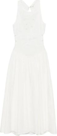 Frankies Bikinis Femme, Robes, Blanc, Taille: 36 FR Midi Dress