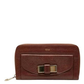 Chlo&eacute; Pre-owned langes Portemonnaie (bi-fold) - - Pre-owned - Damen - Braun - ONE SIZE