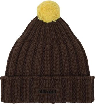 Miu Miu Kaschmir-M&uuml;tze - - Accessories - Damen - Mehrfarbig - S