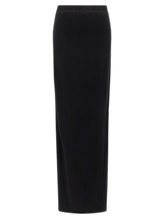 Rick Owens Womens Black Cotton Mini Skirt