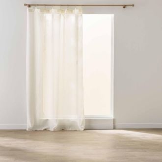 Douceur d'Int&eacute;rieur Vorhang mit Ringen (140 x 240 cm) Sunline Wei&szlig;/Gold, gewebt mit Metallf&auml;den