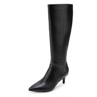 Aerosoles Bottes hautes Epic pour femme, Similicuir noir, 42 EU Large