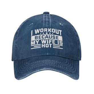 Generic Je Fais du Sport Parce Que Ma Femme Est Canon. Femme Homme Casquette De Baseball R&eacute;tro Ancien Hip-Hop Cap Athl&eacute;tique Chapeau De Cowboy pour Toutes Les