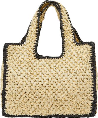 Usha Handtasche Handtasche Frauen wei&szlig;-schwarz