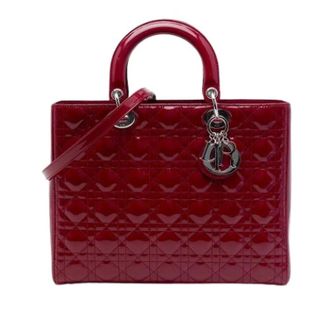 Dior Pre-owned Lady Dior - Femme - Pre-owned - Rouge - Taille: ONE Size
