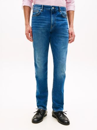 Tommy Hilfiger Slim-fit-Jeans TOMMY HILFIGER Denton, Herren, Gr. 38, L&auml;nge 34, cobalt blau, Denim/Jeans, Obermaterial: 99% Baumwolle, 1% Elasthan, unifarben, slim fi