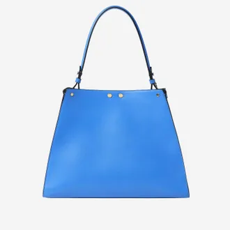 Fendi Womens Shoulder Bag Way Light Blue Calfskin