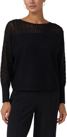 s.Oliver Black Label s.Oliver Black Label Damen 2172900 Pullover Langarm, Grey/Black, 46