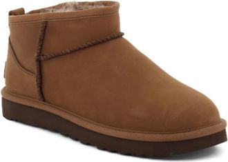 UGG Classic Ultra Mini Nubuck - - Shoes - Damen - Braun - 40 EU