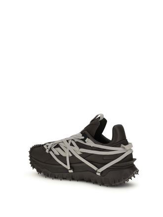 Moncler Mens Sneakers Trailgrip Megalace Dark Upper: Polyamide Trainers