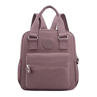 Generic Sac &agrave; Dos Femme L&eacute;ger et R&eacute;sistant pour &Eacute;cole et avec Compartiment Ordinateur Portable