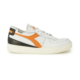 Diadora Sportliche Leder-Sneakers - - Shoes - Herren - Wei&szlig; - 40 EU