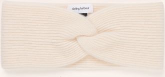 Darling Harbour Darling Harbour Stirnband Aus Cashmere weiss