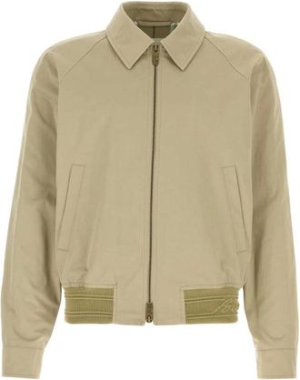 Burberry Homme, Vestes, Vert, Taille: L Veste Harrington en coton