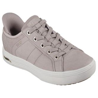 Skechers Arch Fit Arcade-Forever Baskets Confortables Mains Libres pour Femme, Taupe, 36 EU