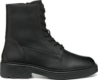 Geox Schn&uuml;rschuhe Geox D Swelen D665GH 81 C9999 Schwarz