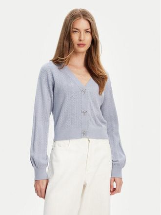 Guess Strickjacke W5YR01 Z2ZK2 Blau Regular Fit