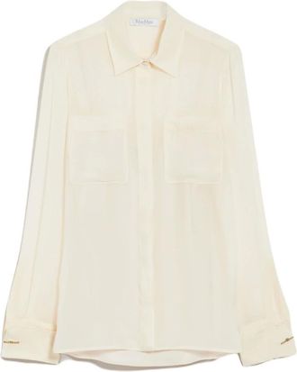 Max Mara Femme, Blouses et Chemises, Beige, Taille: 36 FR Vongola Shirt