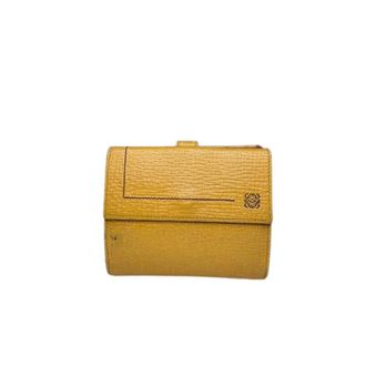 Loewe Portefeuille en cuir Pre-owned - Femme - Pre-owned - Jaune - Taille: ONE Size