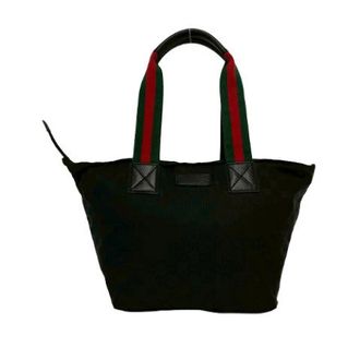 Gucci Pre-owned GG Canvas Nylon Leder Tote Bag - - Pre-owned - Damen - Schwarzk - ONE SIZE