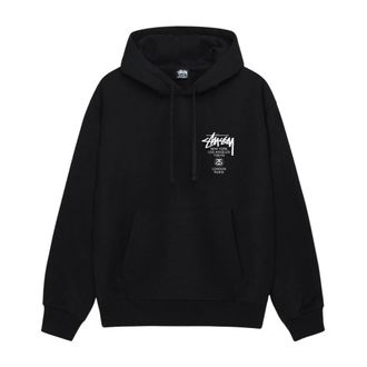St&uuml;ssy Basic Hoodie - - Sweatshirts & Hoodies - Herren - Schwarzk - M