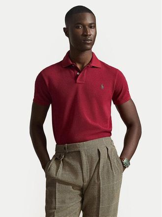 Polo Ralph Lauren Poloshirt 710536856501 Dunkelrot Slim Fit
