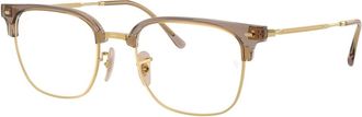 Ray-Ban unisex, Accessoires, Beige, Taille: 51 MM Rx7216 New Clubmaster Optical Frame