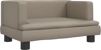 vidaXL Canap&eacute; pour enfants cappuccino 60x40x30 cm similicuir Vidaxl