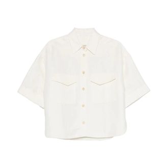 Closed Femme, Blouses et Chemises, Blanc, Taille: 42 FR Chemise Oversize