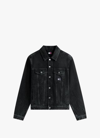 Tommy Hilfiger Veste denim &agrave; poches en coton m&eacute;lang&eacute;