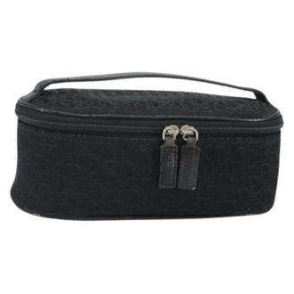 Dior Pre-owned Trotter Canvas Pouch - - Pre-owned - Damen - Schwarzk - ONE SIZE