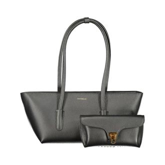 Coccinelle Ledertasche mit passendem Beutel - - Bags - Damen - Schwarzk - ONE SIZE