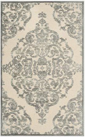 Safavieh Tapis Traditionnel Pour Salon, Salle à manger, Chambre à coucher - Paradise Collection, Tapis à poil court, Gris et Multi, 122 X 170 cm