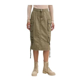 Alpha Industries Damen, R&ouml;cke, Gr&uuml;n, XSGr&ouml;&szlig;e