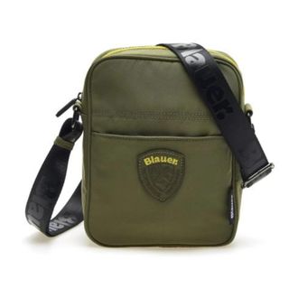 Blauer Kompakte Crossbody-Kameratasche in Milit&auml;rgr&uuml;n - - Bags - Herren - Gr&uuml;n - ONE SIZE