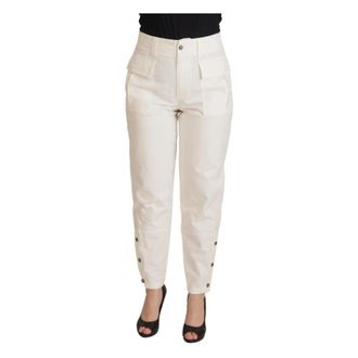 Dolce & Gabbana Slim-fit Hosen - - Trousers - Damen - Wei&szlig; - S