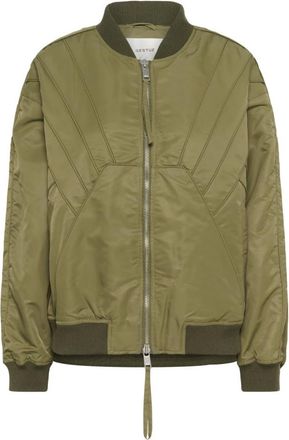 Gestuz Femme, Vestes, Vert, Taille: 36 FR Bomber Vestes