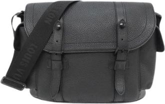 Louis Vuitton Pre-owned Christopher Messenger Taurillon Shoulder Bag - Femme - Pre-owned - Noir - Taille: ONE Size