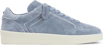 Canali Homme, Chaussures, Bleu, Taille: 42 EU Suede Leather Baskets